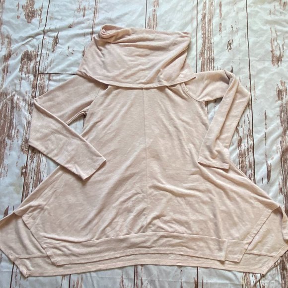 Cupio | Tops | Cupio Cowl Neck Tunicpinksmall | Poshmark